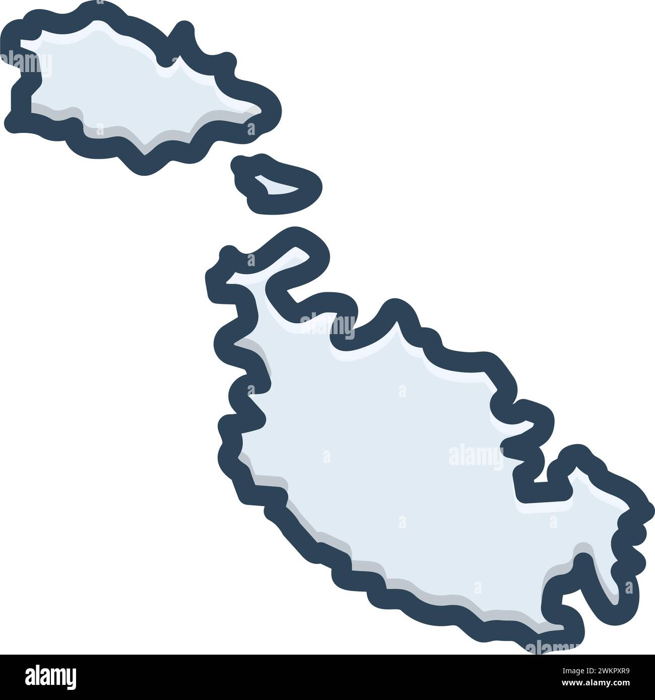 Icon for malta,map Stock Vector Image & Art - Alamy