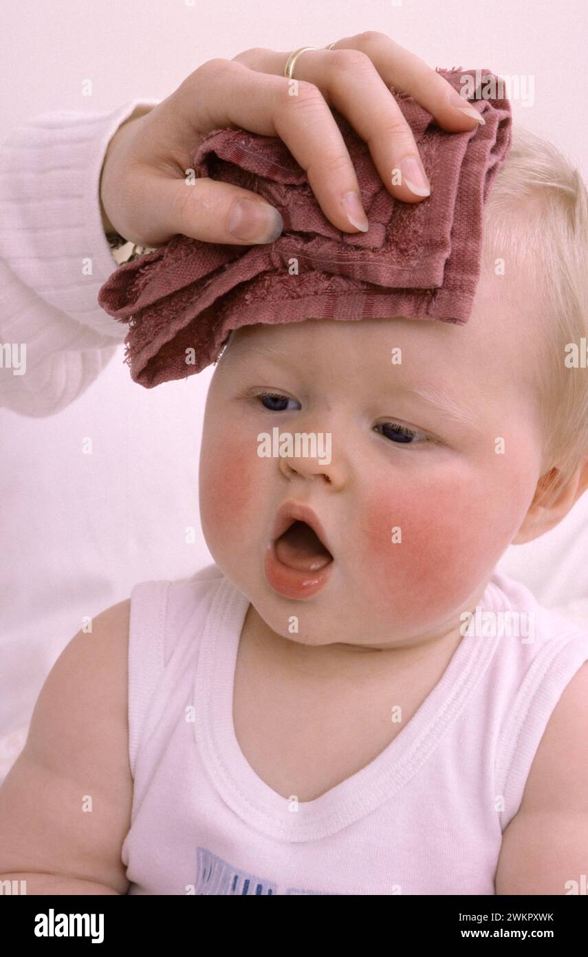 Baby Fever And Cold Cloth On Forehead at Bill Henson blog