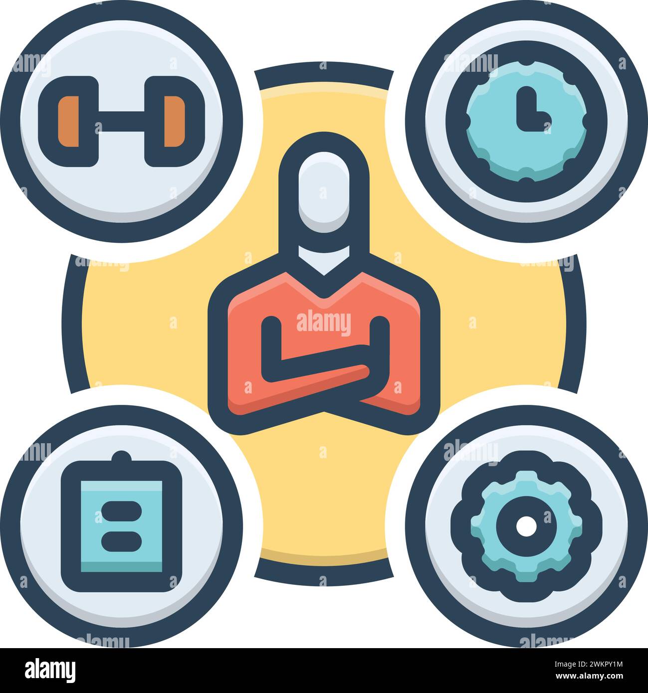 Manage table Stock Vector Images - Alamy