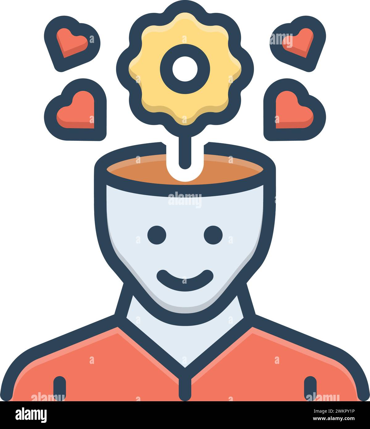 Icon for mindedness,open Stock Vector Image & Art - Alamy