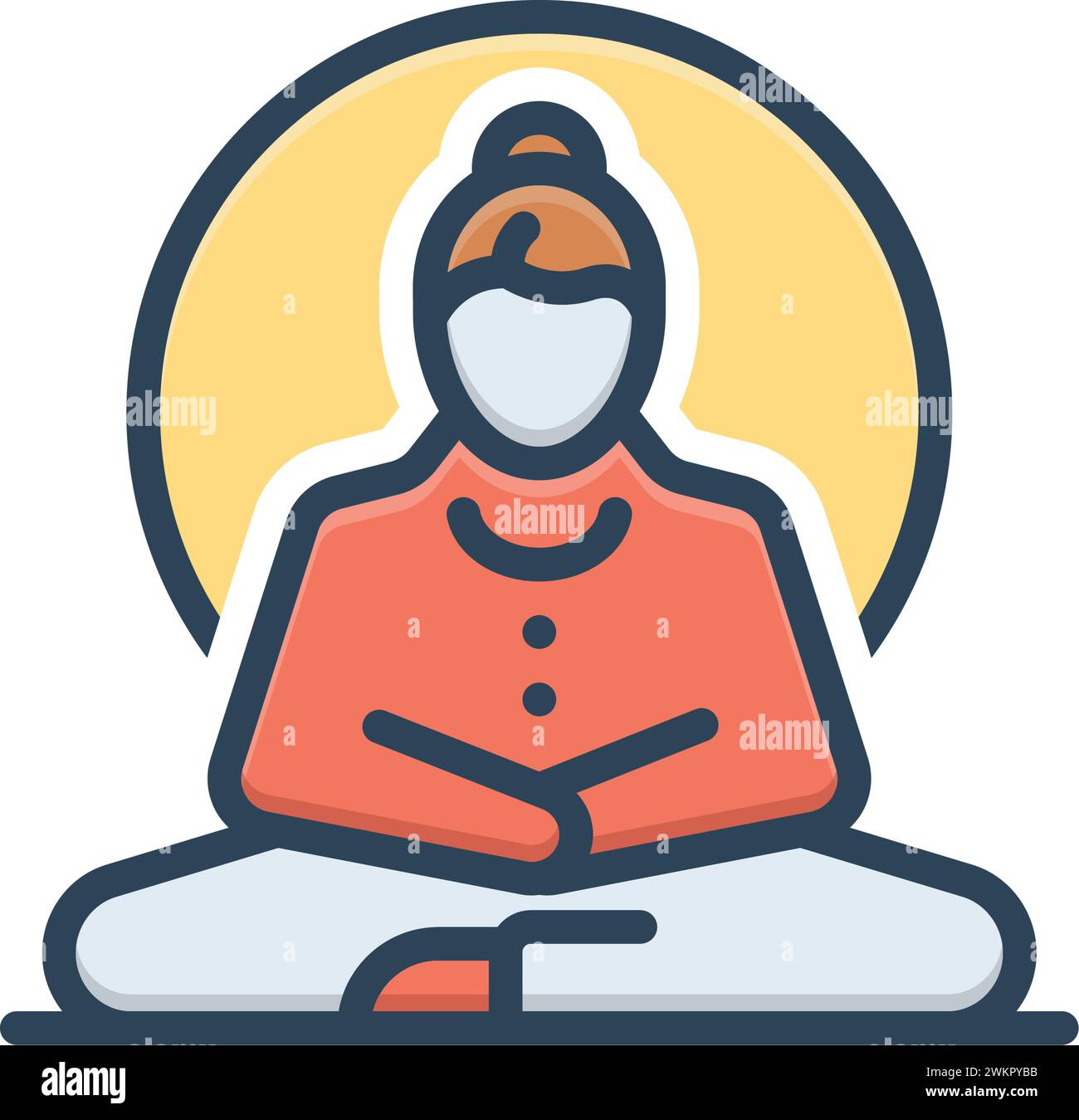 Stillness and calmness Stock Vector Images - Alamy