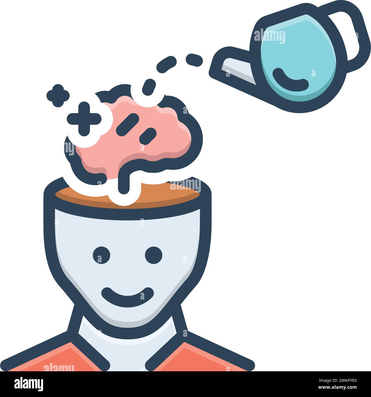 Icon for positive psychology,positive Stock Vector Image & Art - Alamy