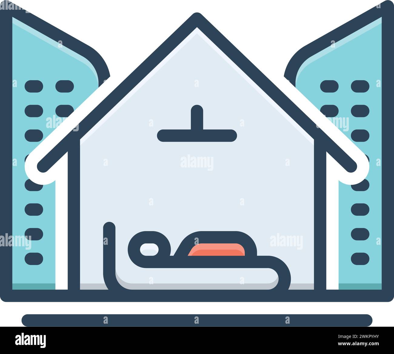 Icon for accommodation,residence Stock Vector Image & Art - Alamy