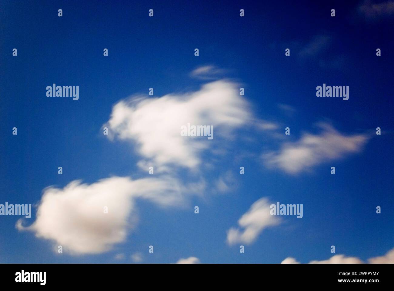 drifting clouds long term exposure Stock Photo - Alamy