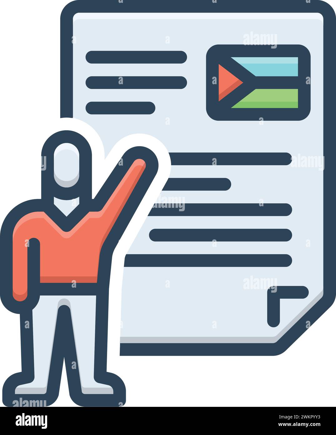 Civil right vector icon Cut Out Stock Images & Pictures - Alamy