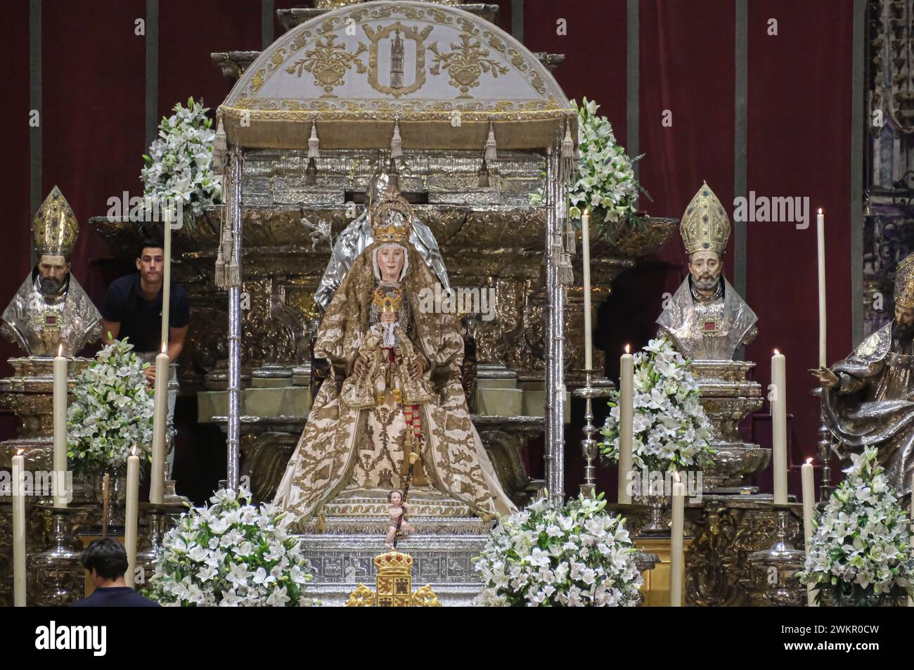 Seville, 08/14/2023. Novena to the Virgin of the Kings in Seville ...
