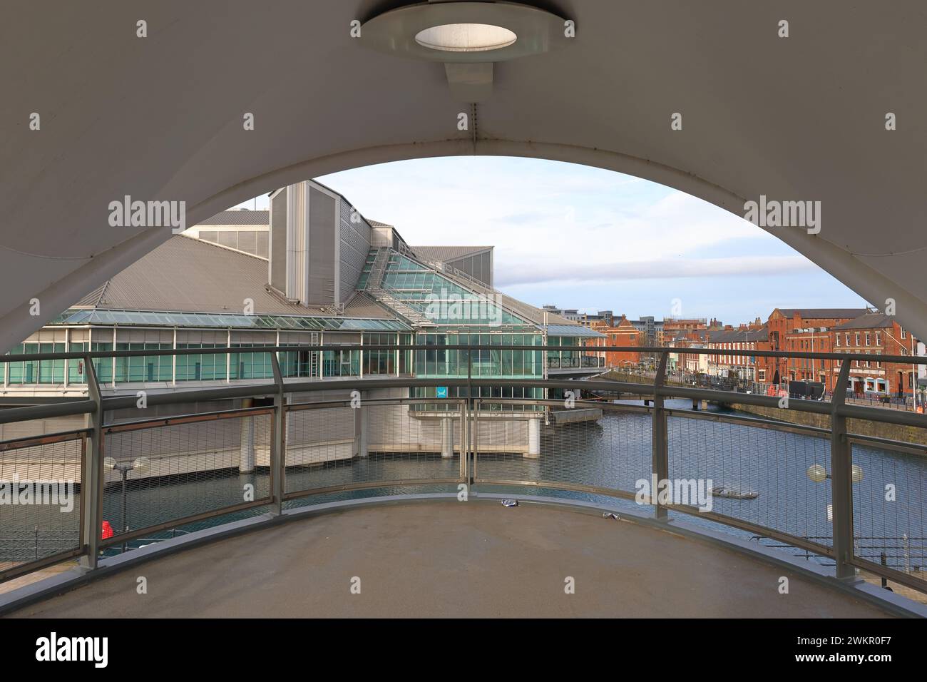 The new Murdoch's Connection Bridge, a footbridge over the A63 ...