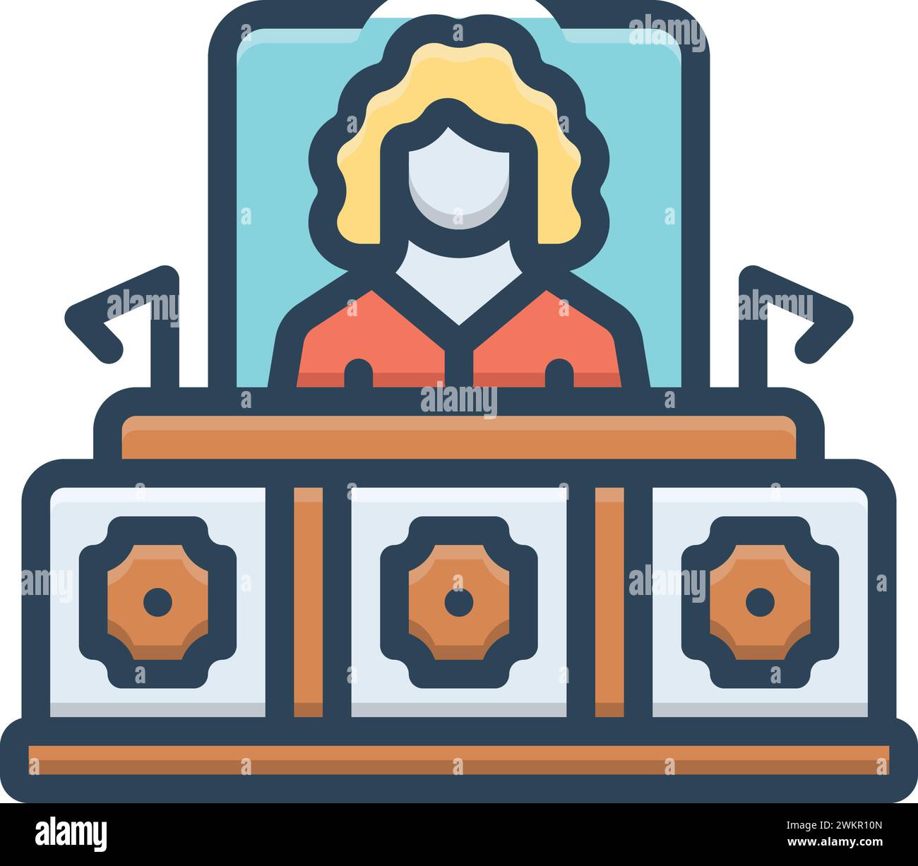 Icon for judge,justice Stock Vector Image & Art - Alamy