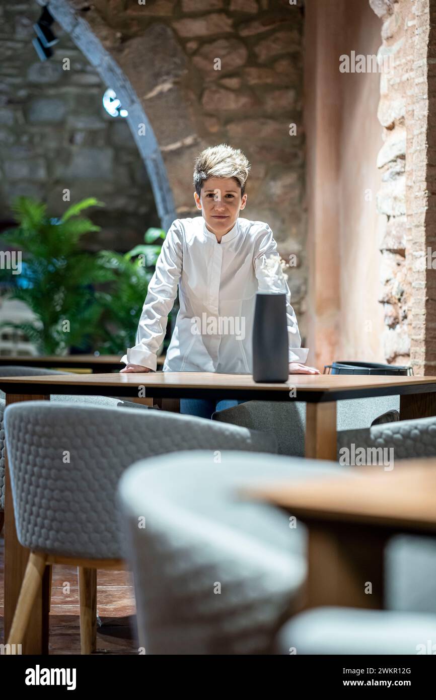 Valencia, 02/23/2022. Vicky Sevilla, cook and owner of the Arrels ...