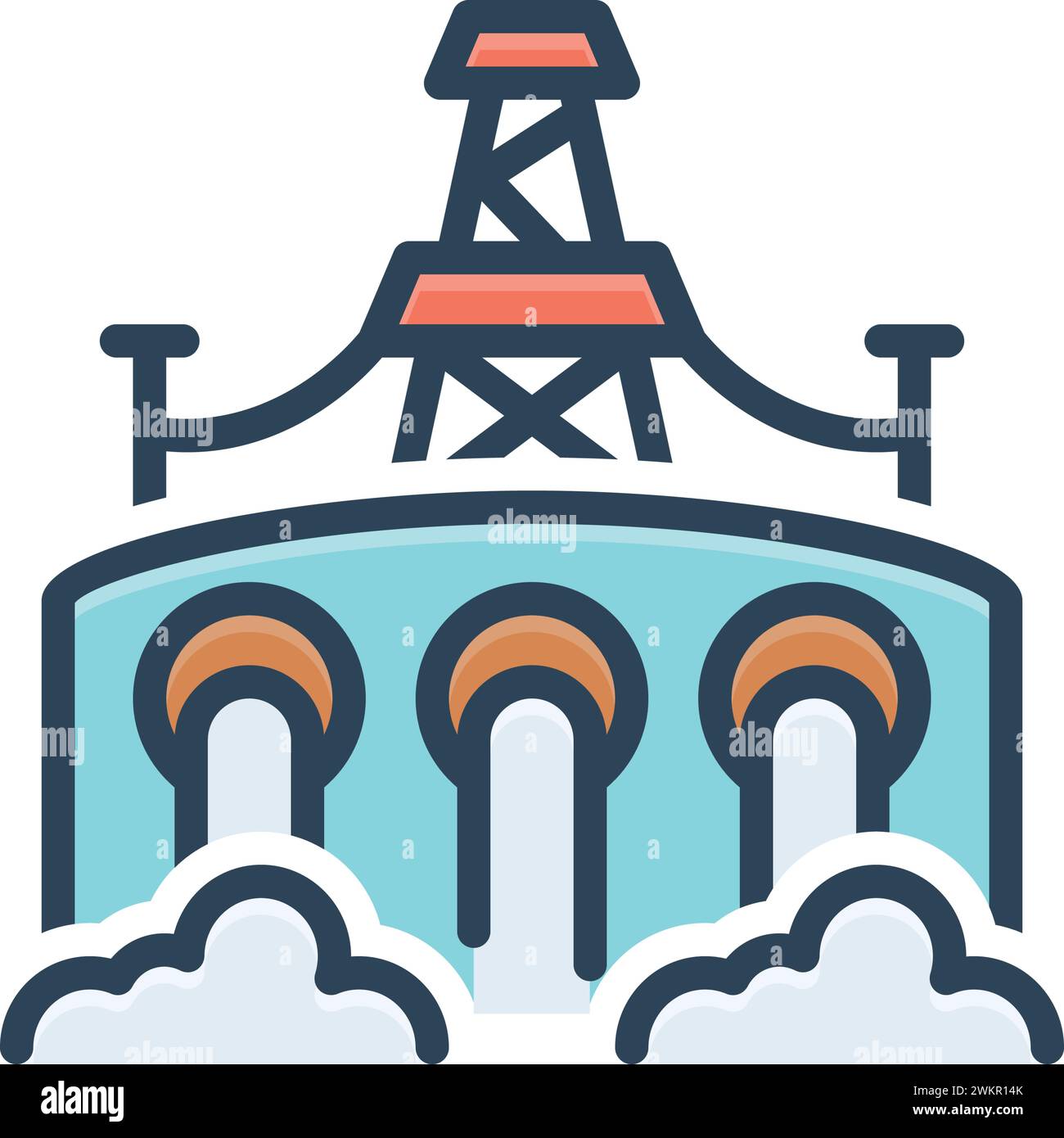 Hydroelectric icon hi-res stock photography and images - Alamy