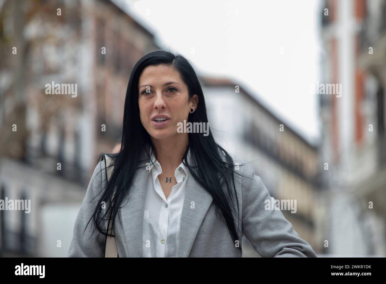 Madrid, 01/02/2024. Jennifer Hermoso, soccer player. He leaves the ...