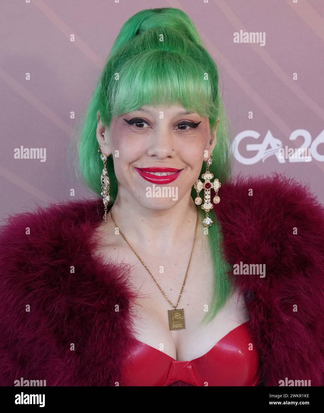 Los Angeles, USA. 21st Feb, 2024. Elissa Alcala arrives at the 26th ...