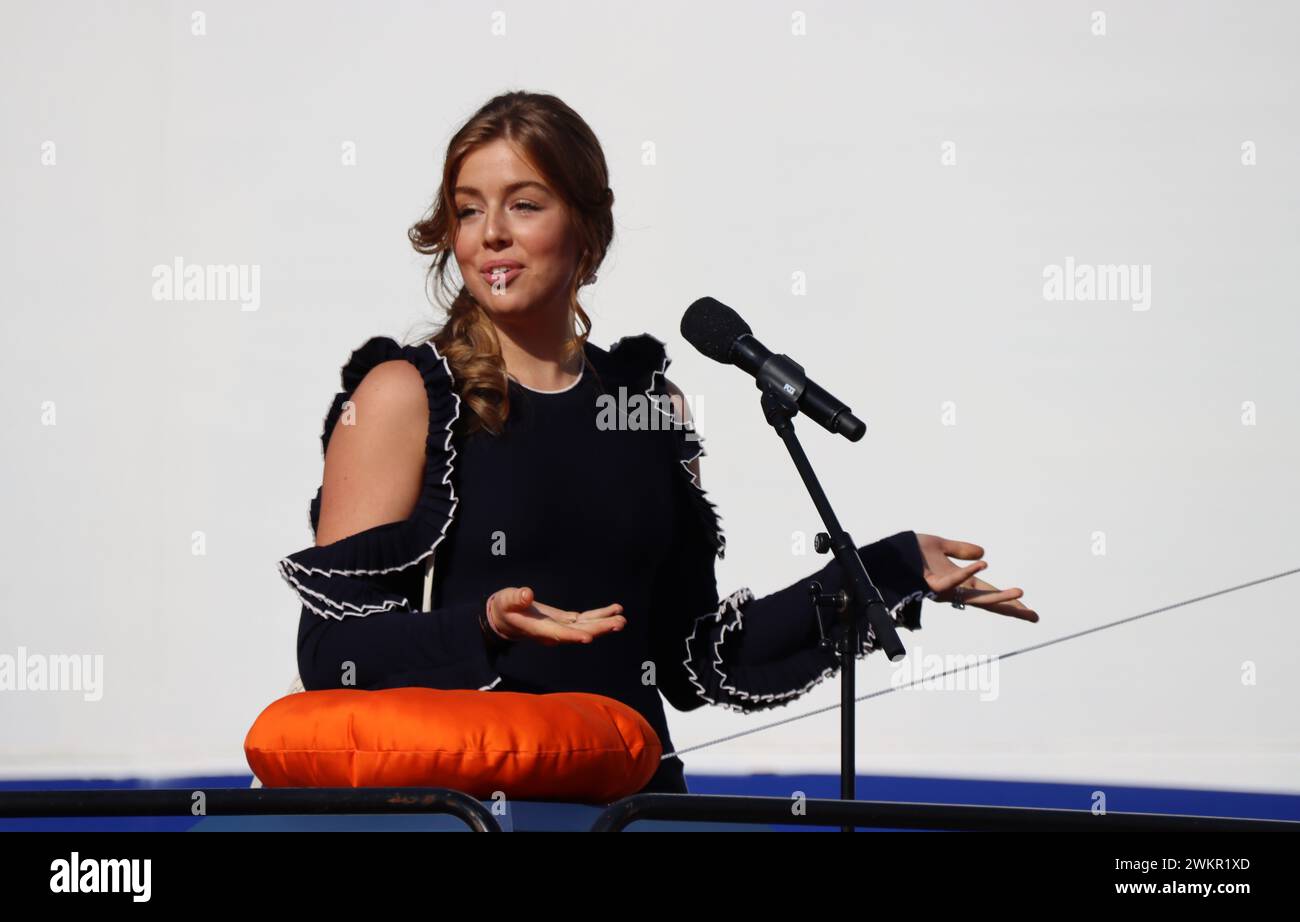 Princess Alexia christens the Vox Alexia Stock Photo - Alamy