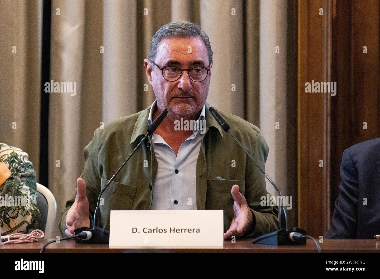 Madrid, 10/26/2022. Carlos Herrera at the presentation of the book ...
