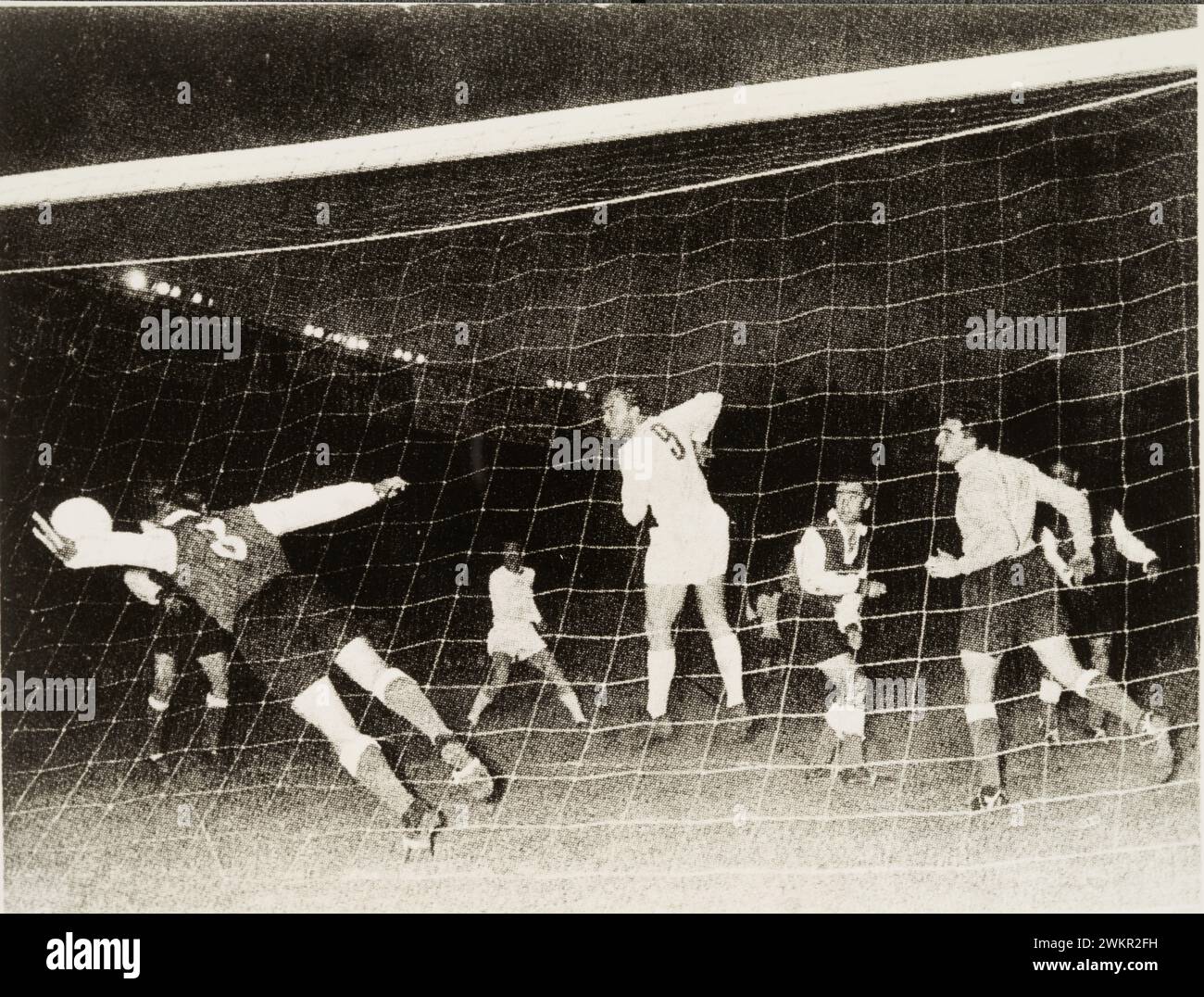 Paris (France), 06/13/1956. Final of the first European Cup, played at ...