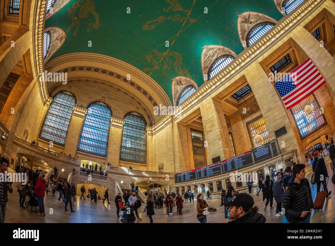 NEW YORK, USA - MARCH 7, 2020: Interior of Grand Central Terminal, located at 42nd Street and ...