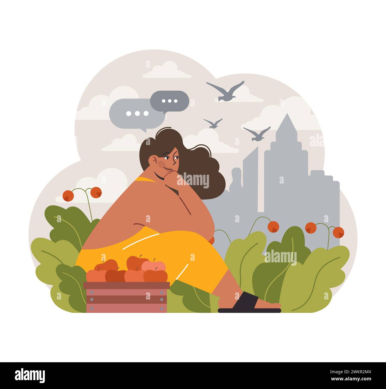 Freshness oasis Stock Vector Images - Alamy