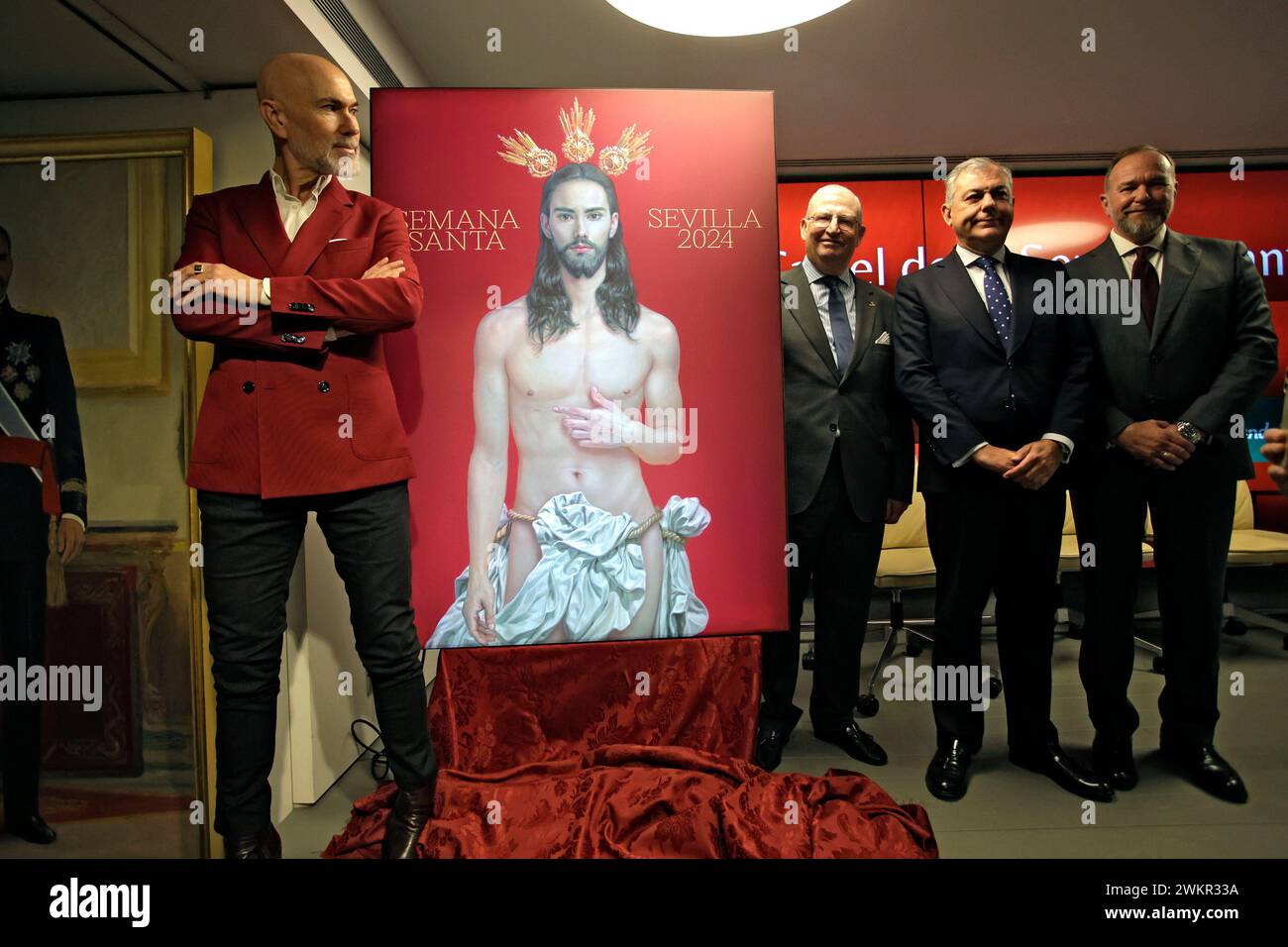 Seville, 01/27/2024. Presentation of the poster for Holy Week in ...