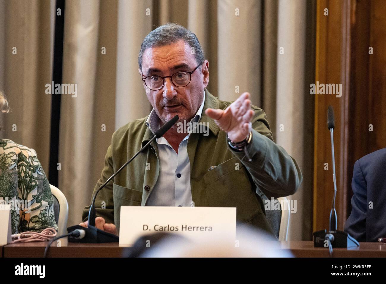 Madrid, 10/26/2022. Carlos Herrera at the presentation of the book ...