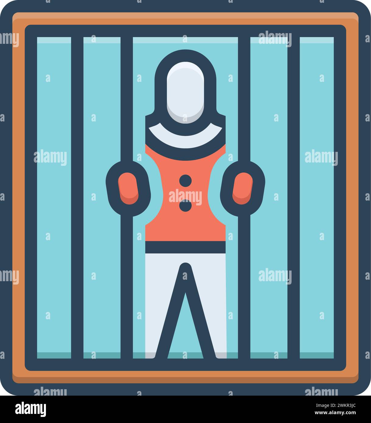 Icon for prison,criminal Stock Vector Image & Art - Alamy
