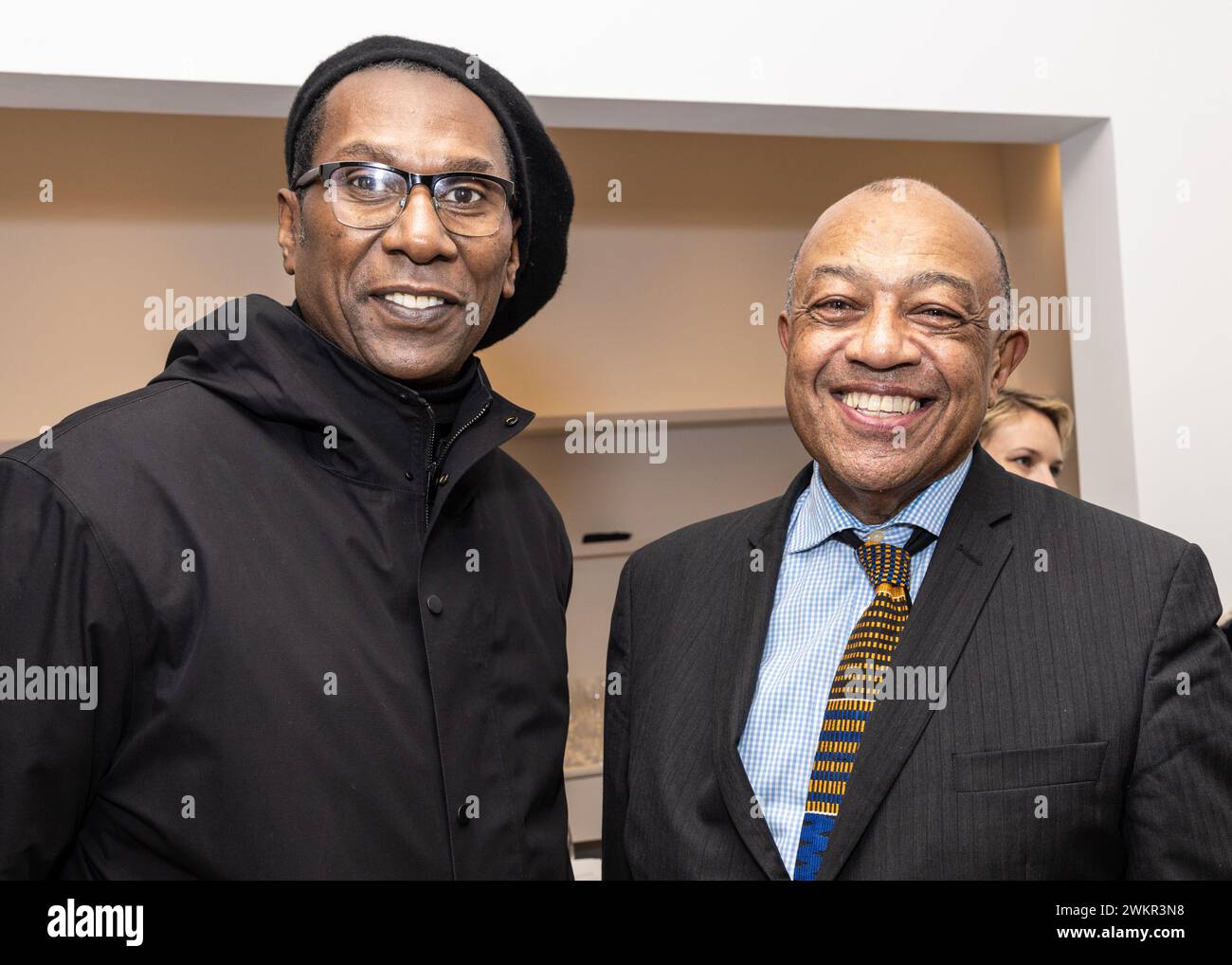 London, UK. 21st Feb, 2024. Guest with Lord Paul Yaw Boateng, Baron ...