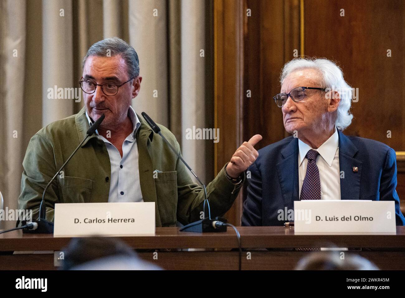 Madrid, 10/26/2022. Carlos Herrera at the presentation of the book ...