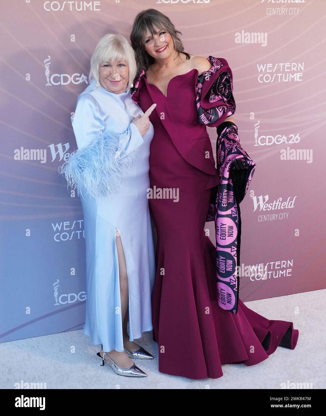 Los Angeles, USA. 21st Feb, 2024. (L-R) Janty Yates and Terry Gordon ...