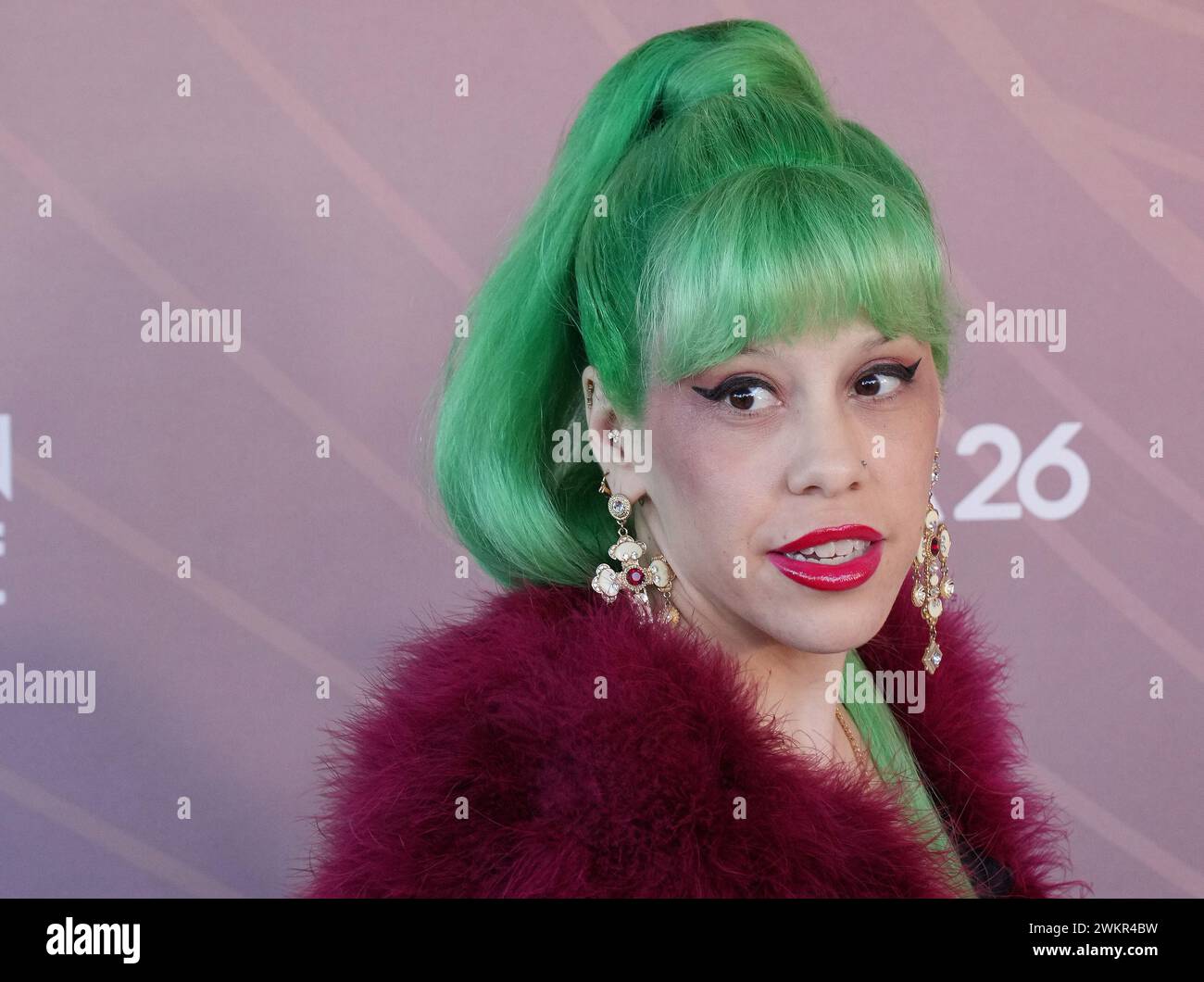 Los Angeles, USA. 21st Feb, 2024. Elissa Alcala arrives at the 26th ...