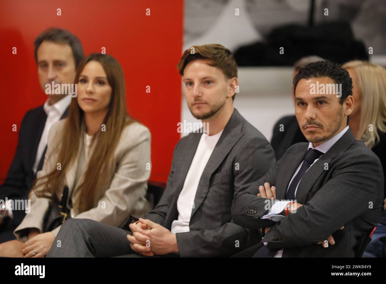 Seville, 01/29/2024. Departure of Sevilla player Ivan Rakitic to the Al ...