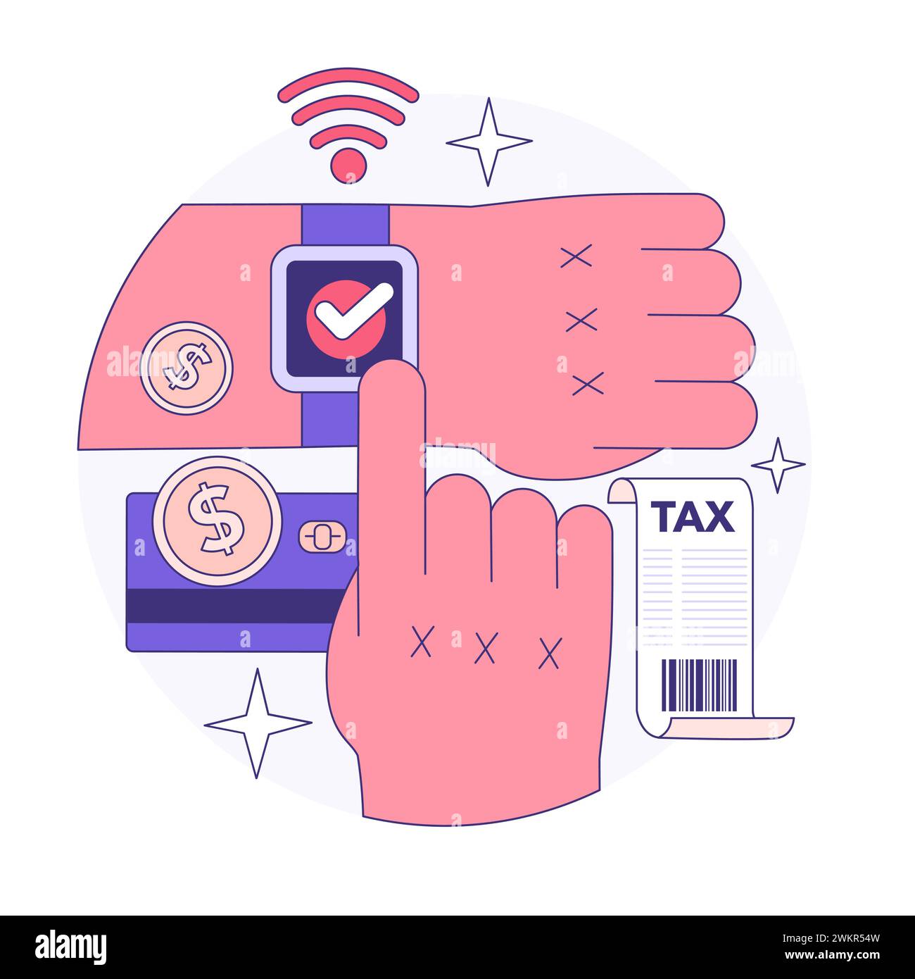 Personal tracking device Stock Vector Images - Alamy