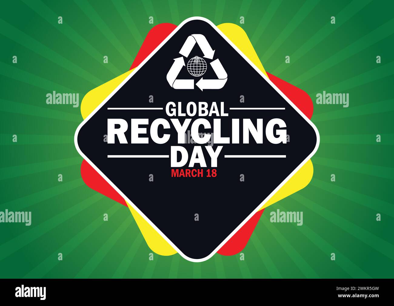 Global Recycling Day wallpaper with typography. March 18. Global ... Global Recycling Day wallpaper with typography. March 18. Global ...