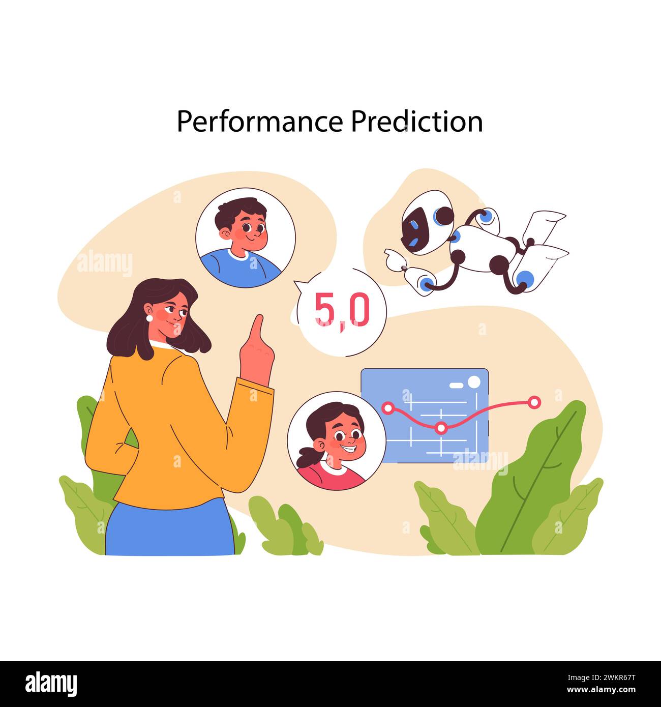 AI in education facilitates performance prediction, with a robot ... AI in education facilitates performance prediction, with a robot ...
