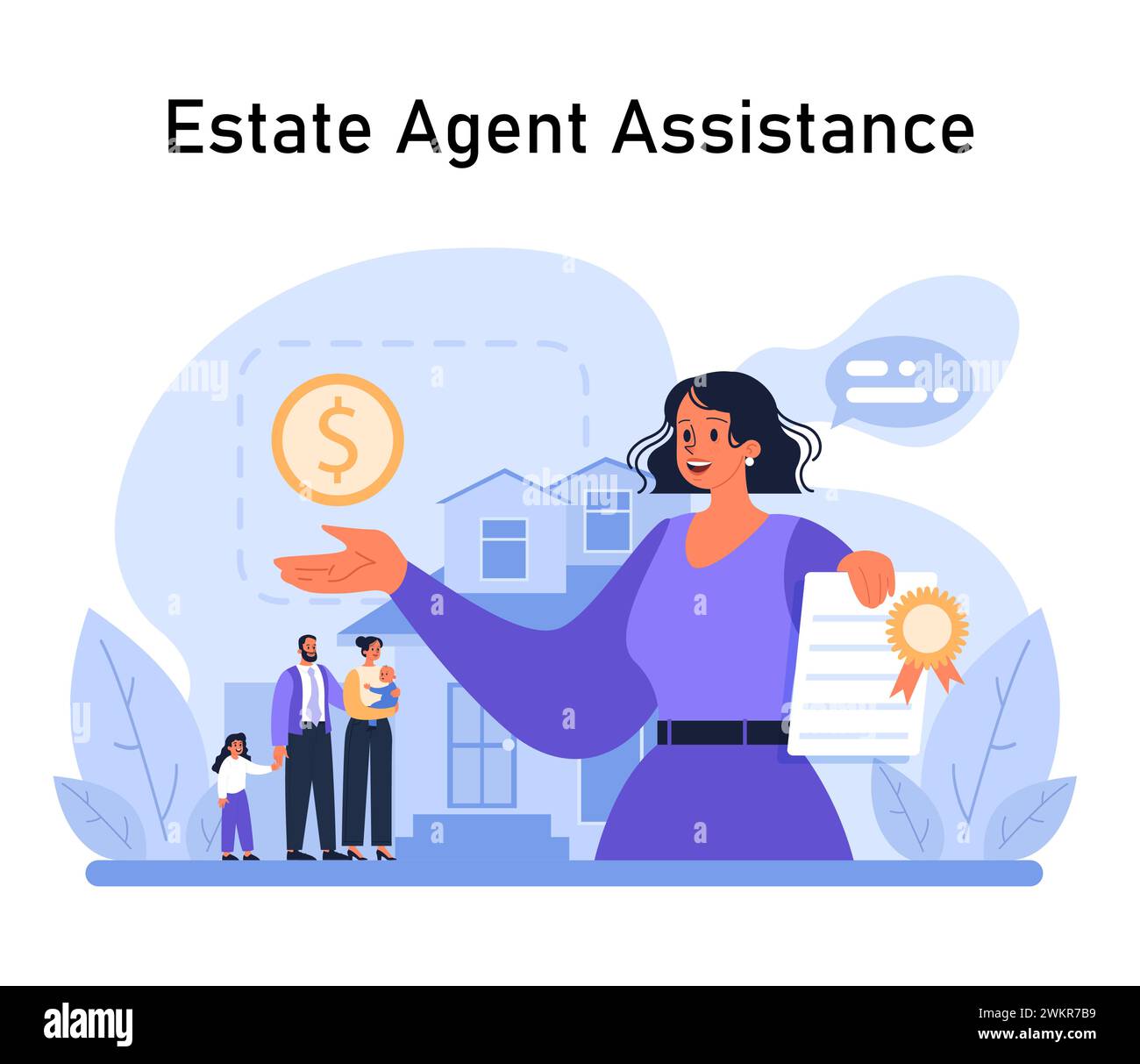 Acquisition of property Stock Vector Images - Alamy