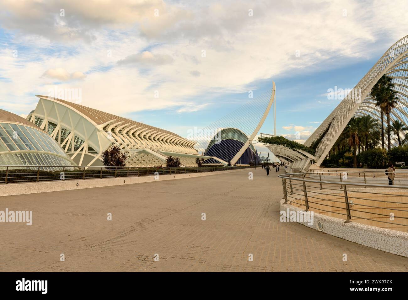 Daytime panorama of Valencia's City of Arts and Sciences, highlighting ...