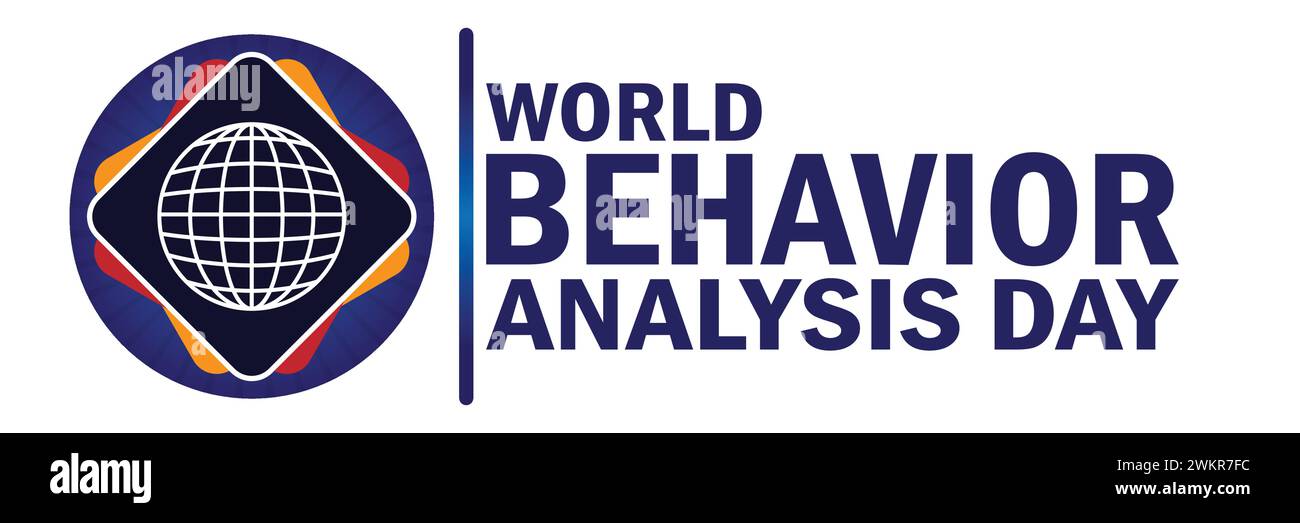 World Behavior Analysis Day. Suitable for greeting card, poster and ...