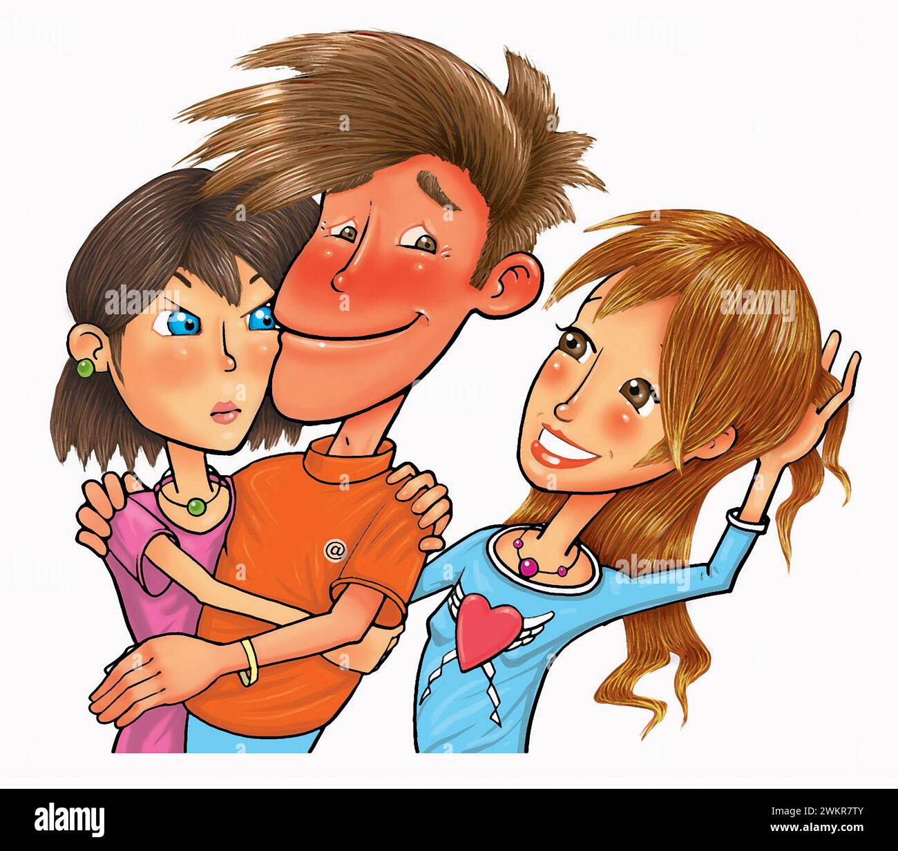 Woman caught flirting hi-res stock photography and images - Alamy