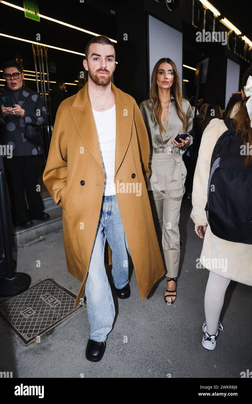 Milan, Italy. 22nd Feb, 2024. Women's Fashion Autumn Winter 2024-2025 - Max Mara Fashion Show ...