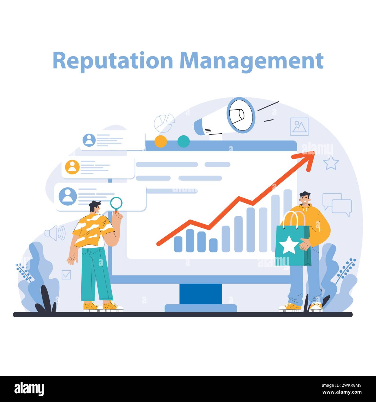 Reputation management. Building relationship with targeted audience ...