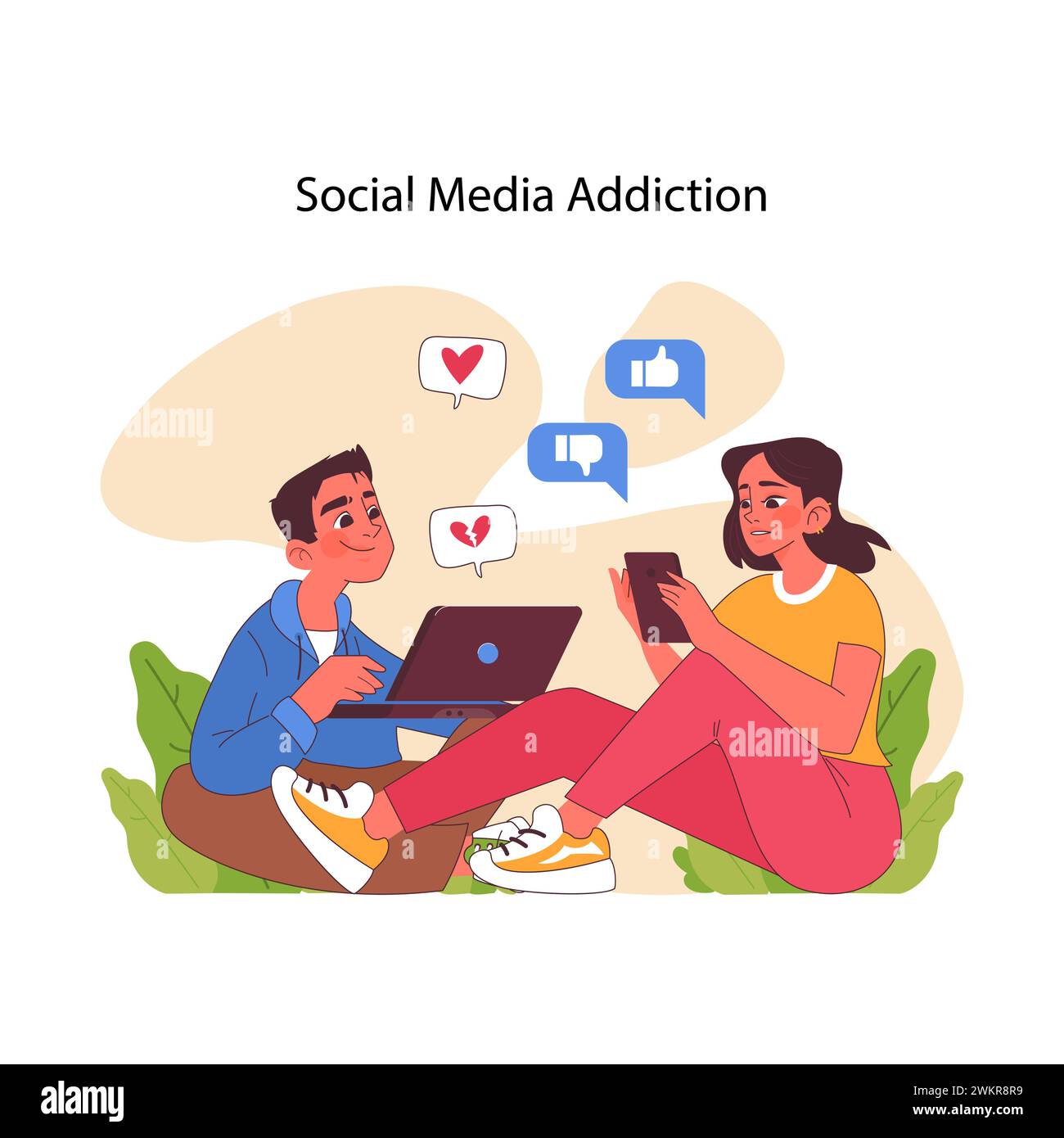 Attention seeking behavior Stock Vector Images - Alamy