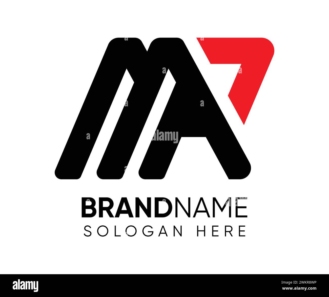 Typography m Stock Vector Images - Alamy