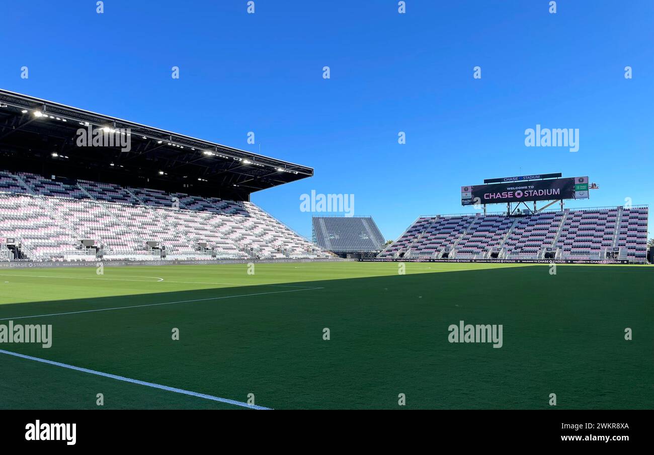 A general view of the Chase Stadium, home of Inter Miami, in Fort ...