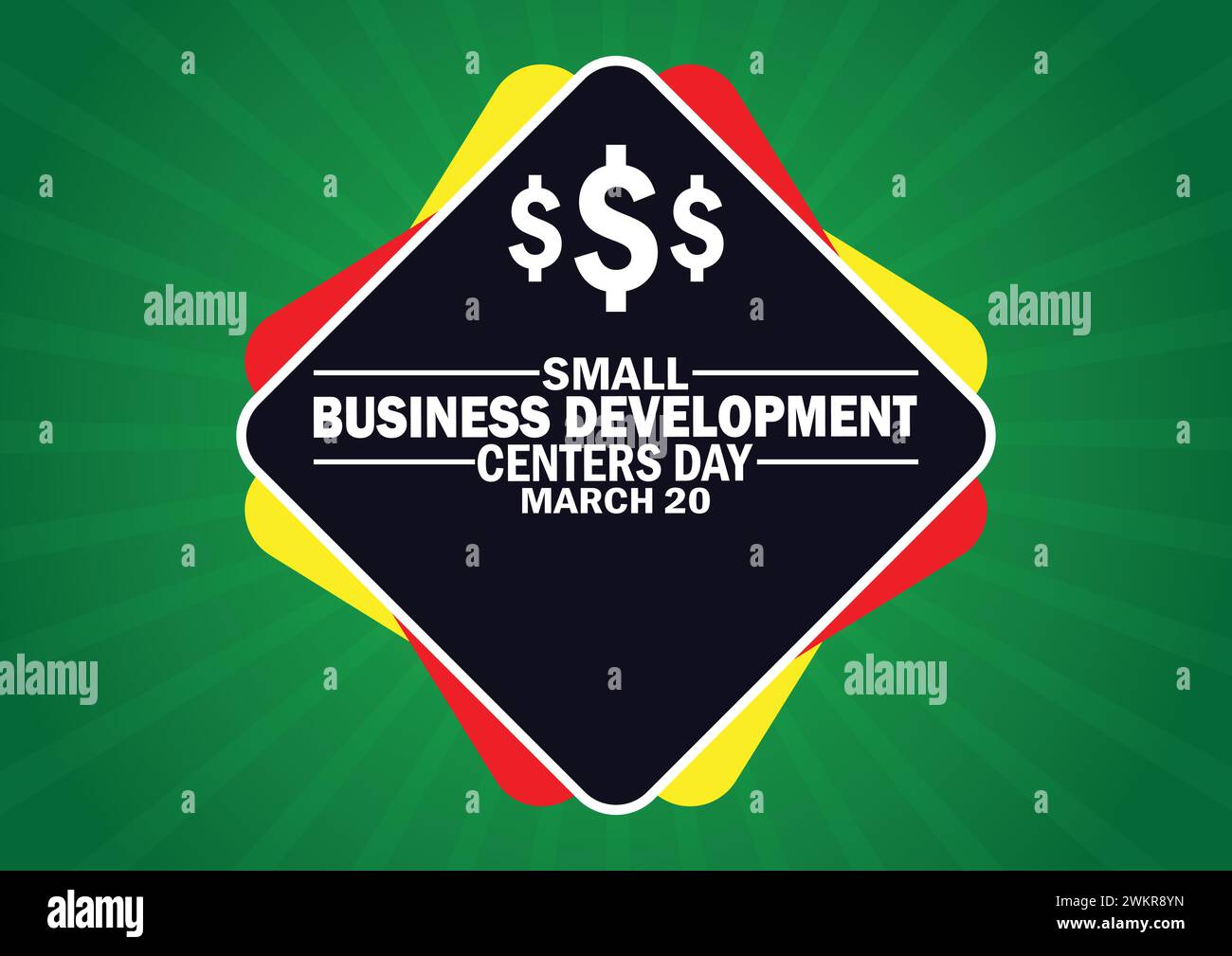 Small Business Development Centers Day. March 20. Holiday concept ...