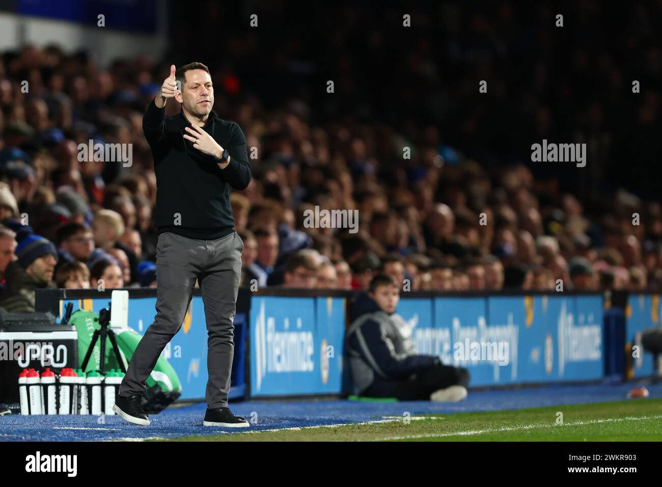 Manager of Rotherham United, Leam Richardson - Ipswich Town v Rotherham ...