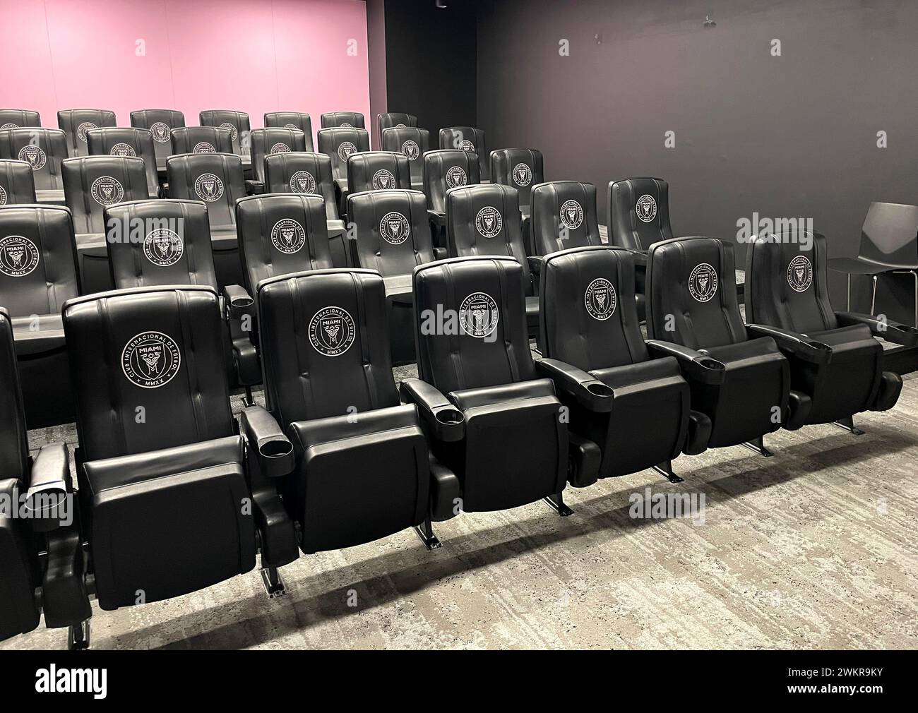 A general view from inside the Inter Miami training centre at Chase ...