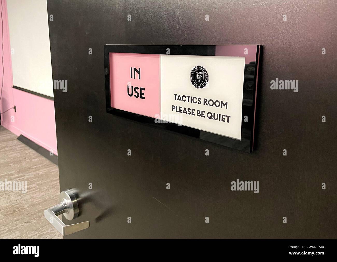 A general view from inside the Inter Miami training centre at Chase ...