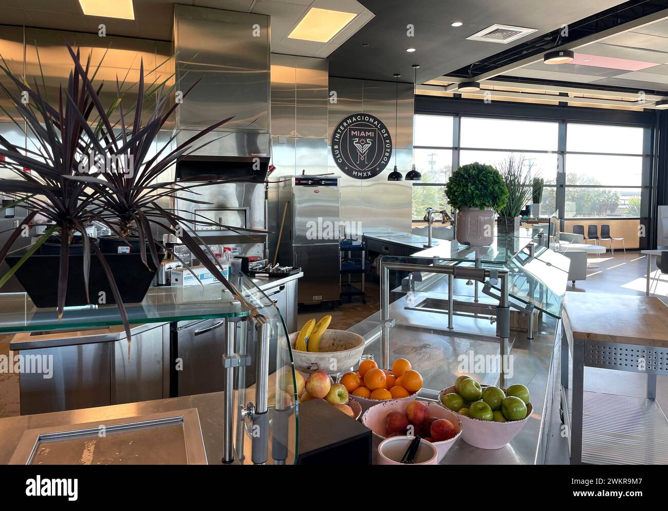 A general view from inside the Inter Miami training centre at Chase ...