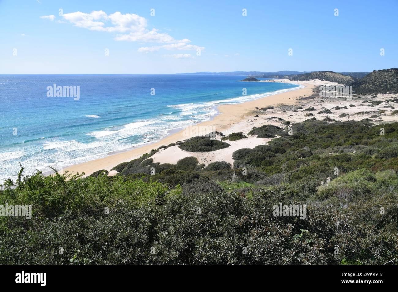 Beautiful Golden Beach, Northern Cyprus Stock Photo - Alamy