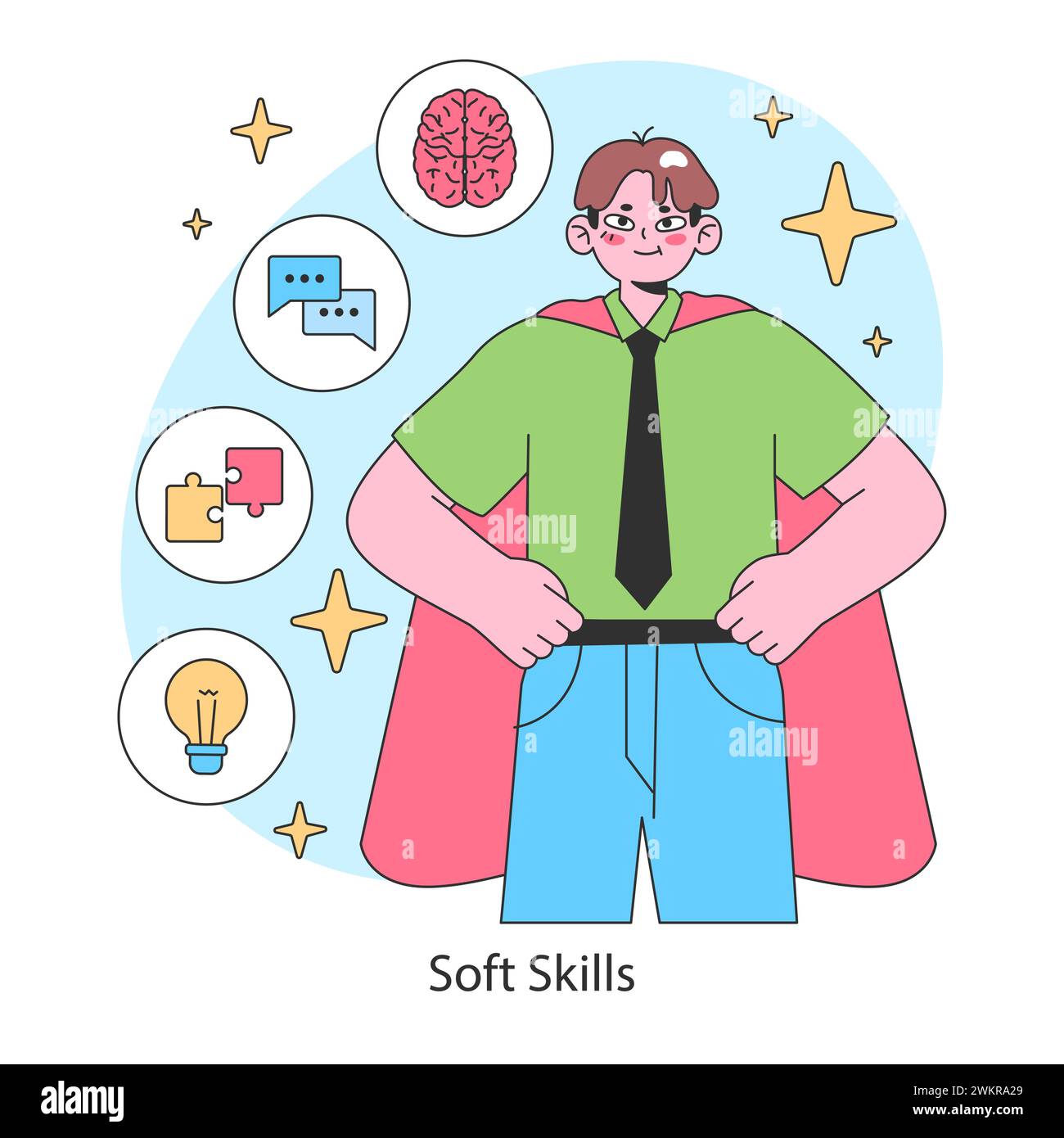 Skills and competencies Stock Vector Images - Alamy