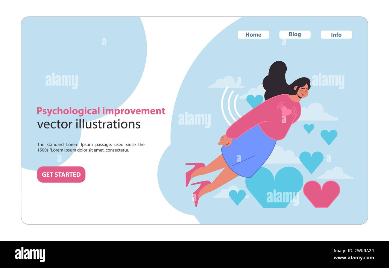 Journey to wellbeing web or landing. Elevating mental health through ...