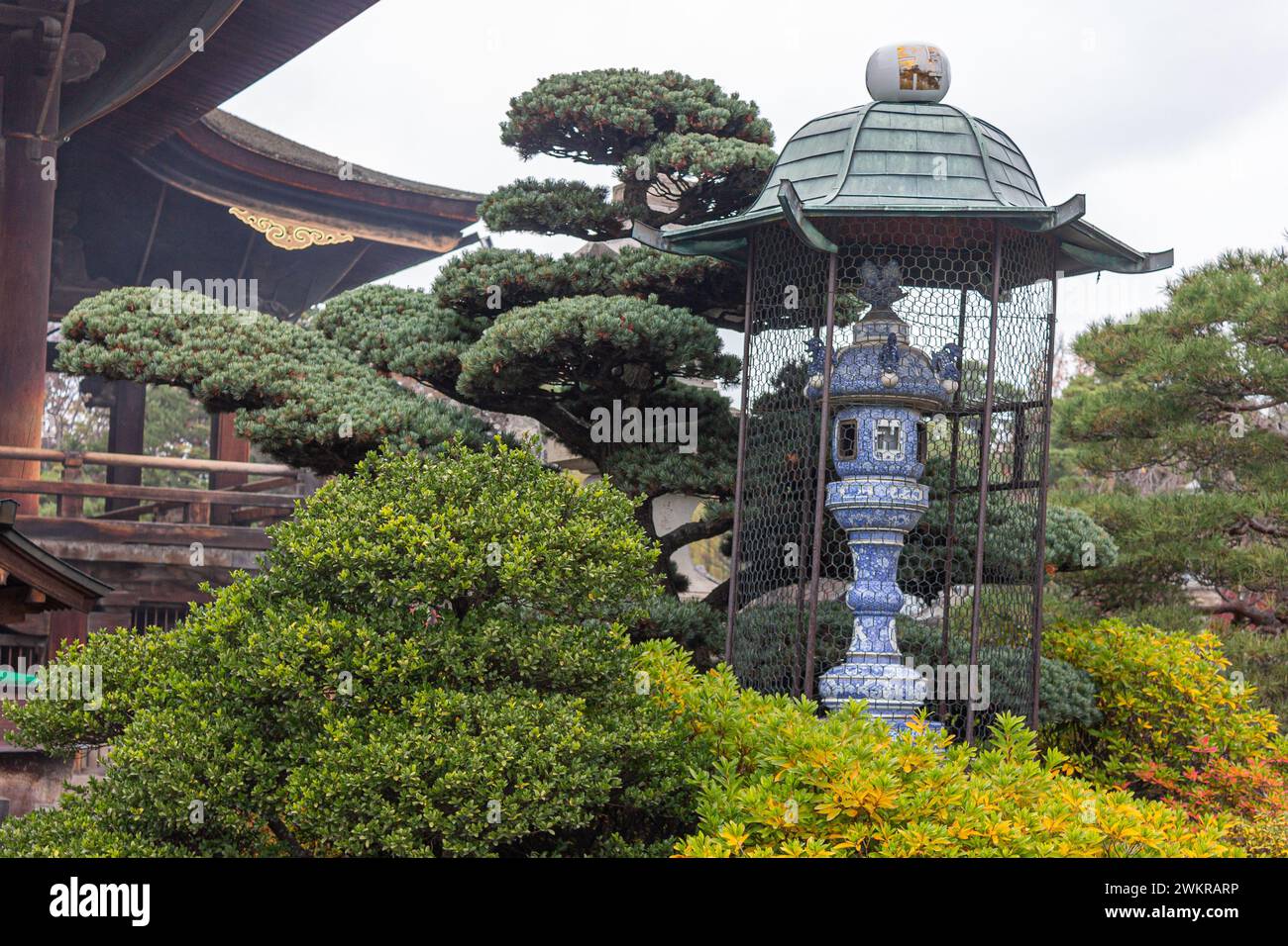 Nagano, Japan. The grounds of Zenko-ji, a Japanese Buddhist temple ...
